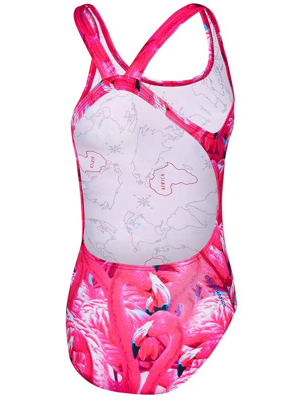 Speedo Candy Flamingos Girls One Piece Swimsuit