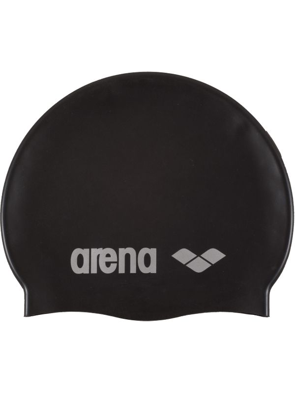 Arena Swim Black Silicone Swim Cap
