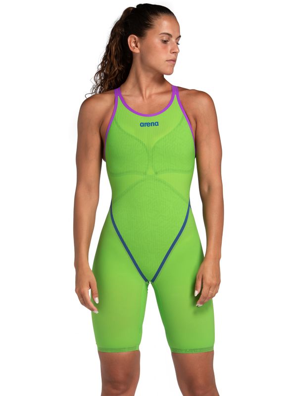 FINA APPROVED Arena Powerskin Carbon Air Kneelength Blue