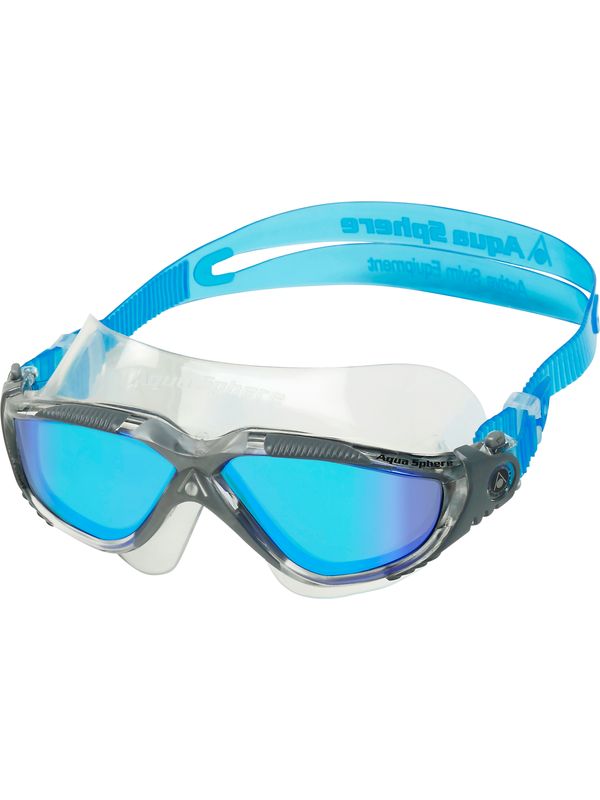 Aqua Sphere Vista Smoke Swim Mask - Grey & Blue