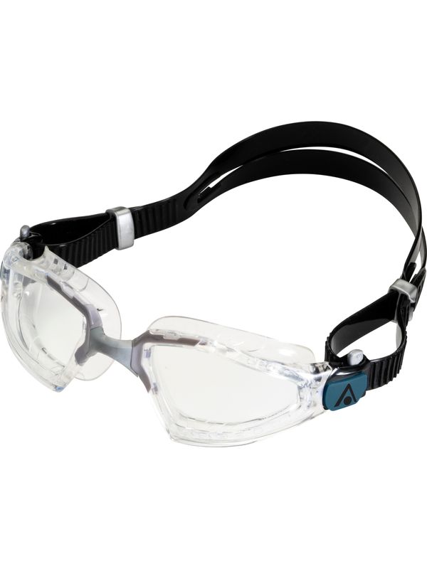 Aqua Sphere Kayenne Pro Goggles - Silver Titanium Mirror/Transparent/Grey