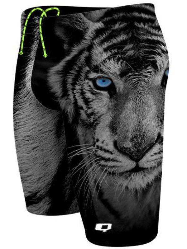 Q Swimwear White Cap Jammers