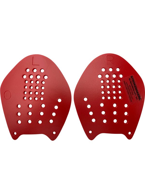 Speedo Tech Hand Paddles - Lava Red, Chilli Blue & Grey