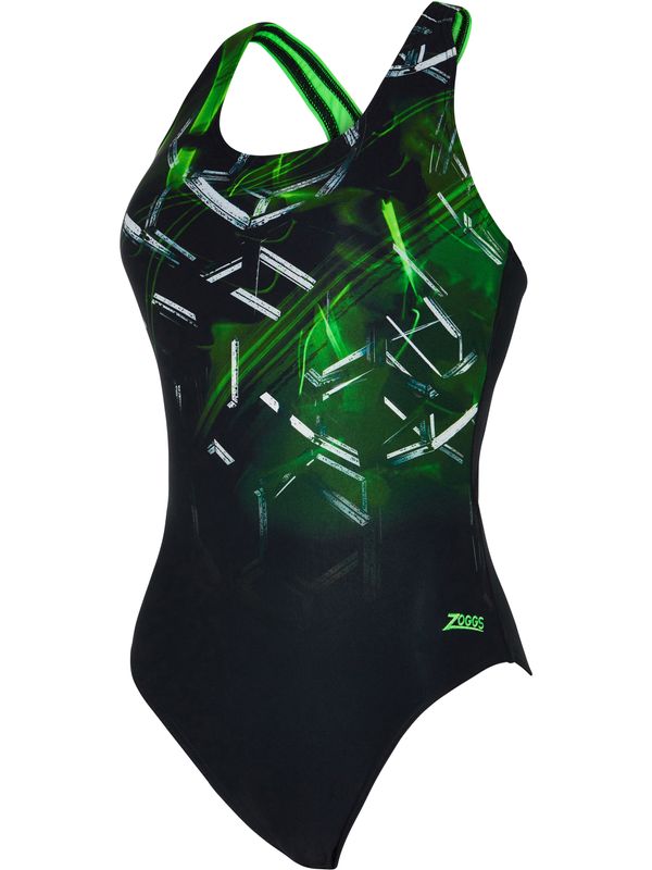 Zoggs Hi Front One Piece - Aqua Digital