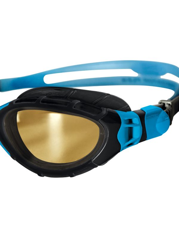 Zoggs Predator Flex Polarized Ultra - Black & Blue Goggles