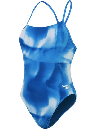 Speedo Fixed X-Back One Piece - Navy/Blue