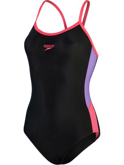 Speedo Dive Thinstrap One Piece - Miami Lilac/Raspberry Fill