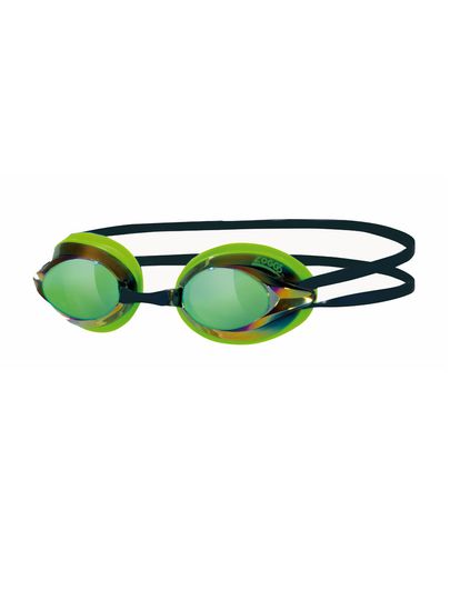 Zoggs Racespex Green & Black Mirrored Lens Goggles