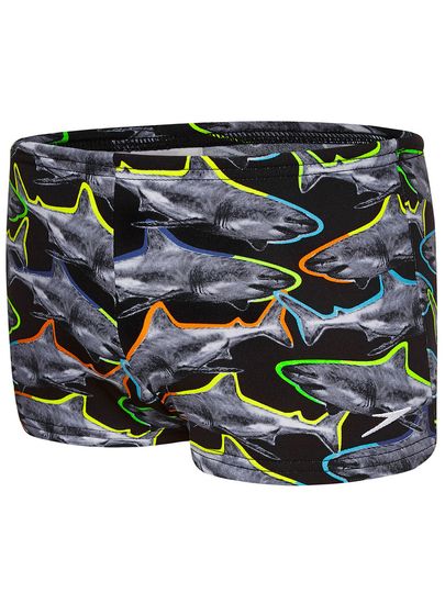 Speedo Shark Alarm Toddler Boys Aquashort