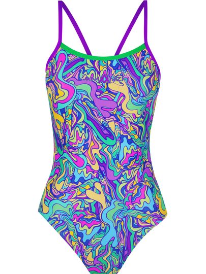 The Finals Mermaid Turquoise One Piece Swimsuit