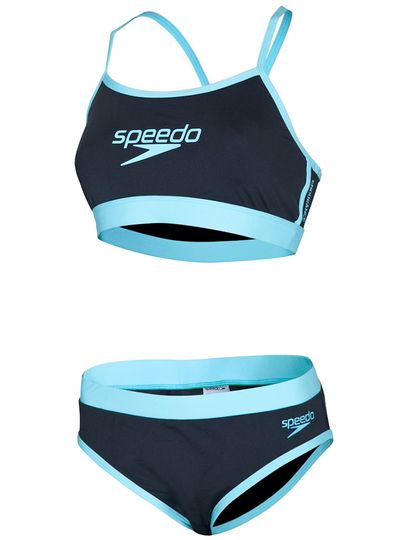 Speedo Angle Back Soot Womens Sports Bikini