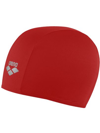 Arena Polyester Junior Swim Cap - Red
