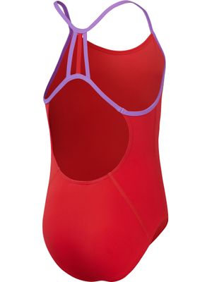 Speedo Lane Line Back One Piece - Watermelon