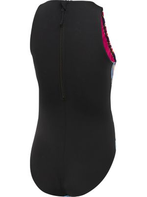Speedo Hydrasuit One Piece - Pink/Cobalt/Lemon