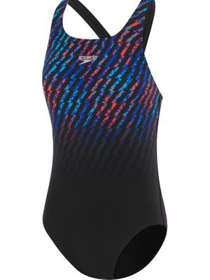 Speedo Medalist One Piece - Black/Cobalt/Bolt/Watermelon