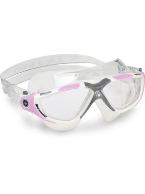 Aqua Sphere Vista Ladies Clear Swim Mask - White & Pink