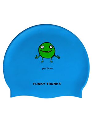 Funky Trunks Pea Brain Silicone Swim Cap