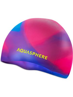 Aqua Sphere Plain Swim Cap - Multi/Yellow