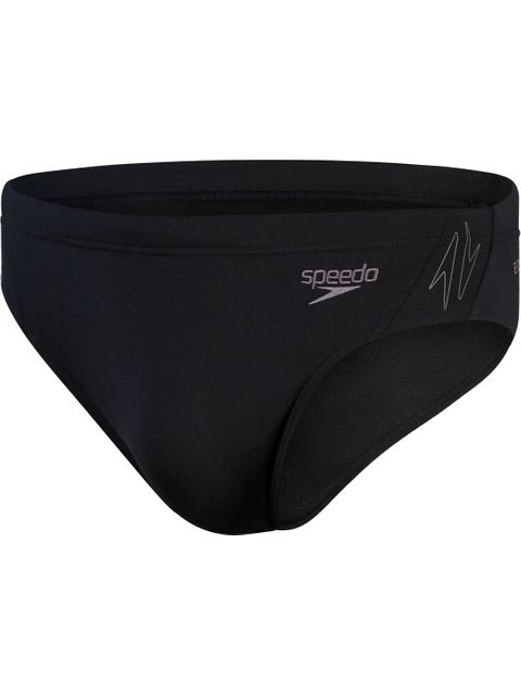 Speedo Splice 7cm Briefs - Hyperboom Logo/Black/Grey