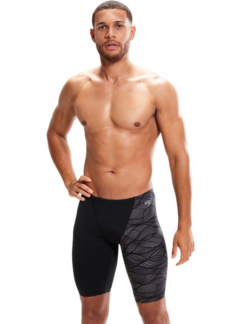 Speedo V-Cut Jammers - Black/Charcoal