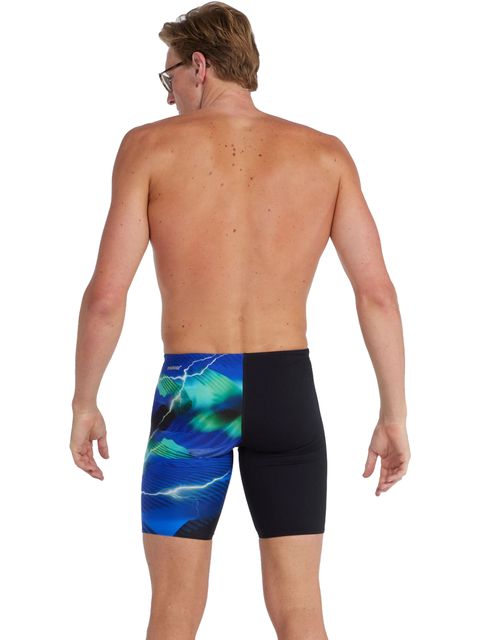 Speedo V-Cut Jammers - Beautiful Blue/Siren Red
