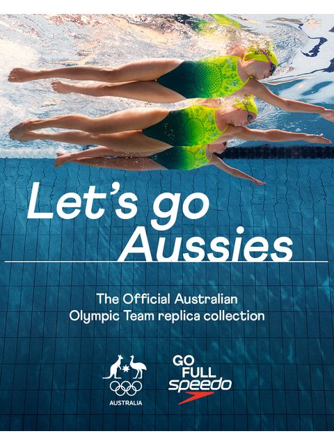 Speedo V-Back One Piece - Australia Olympic Replica