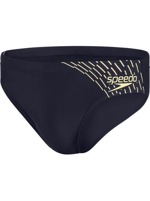 Speedo 7cm Briefs - Medley Logo True Navy/Spritz | Swimmer.com.au