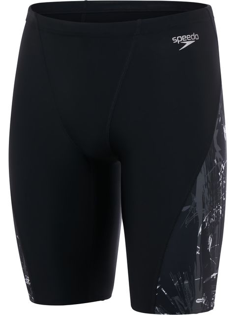 Speedo Allover V-Cut Jammers - USA Charcoal/White