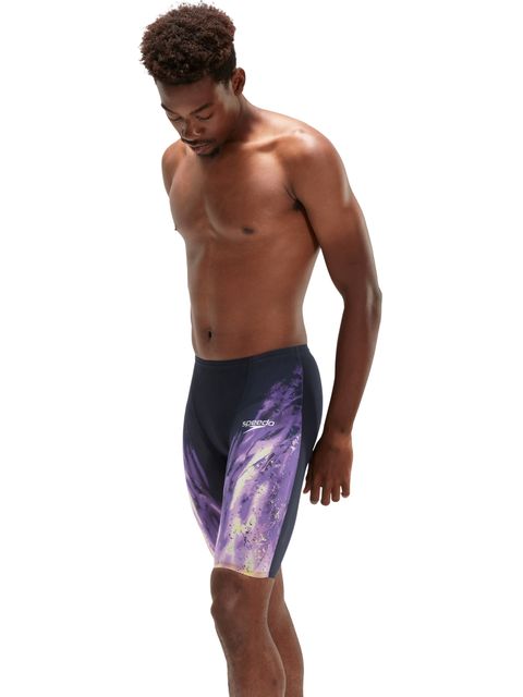 Speedo Fastskin LZR Pure Valor High Waist Jammers - Navy/Miami Lilac/Spritz