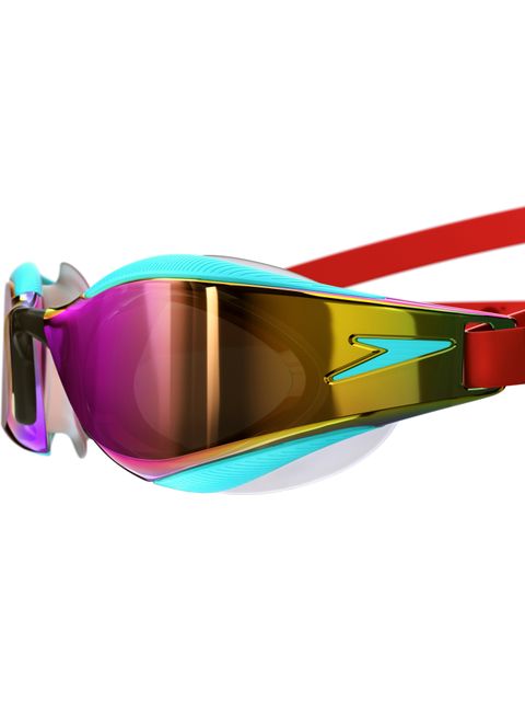 Speedo Fastskin Hyper Elite Goggles - Violet Gold Mirror/Fed Red/Tile ...
