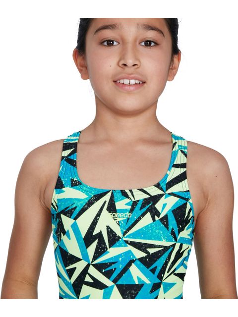 Speedo Allover Medalist One Piece - Hyperboom Pool/Zest