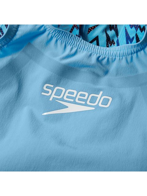 Speedo Fastskin Junior LZR Ignite Openback Kneeskin - Blue/Red ...