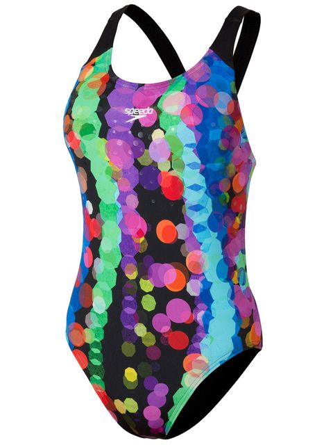 Neon Glow Womens One Piece Swimsuit