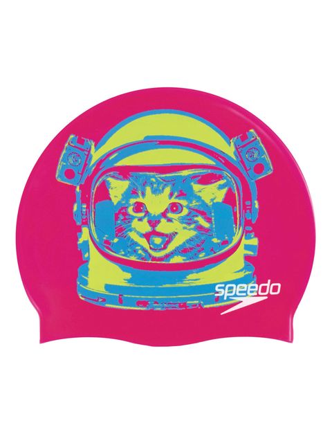 Speedo Space Cat Junior Swim Cap | Swimmer.com.au