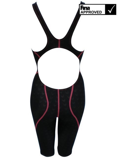 FINA APPROVED Engine Shredskin Medalist Pink Kneelength Swimsuit