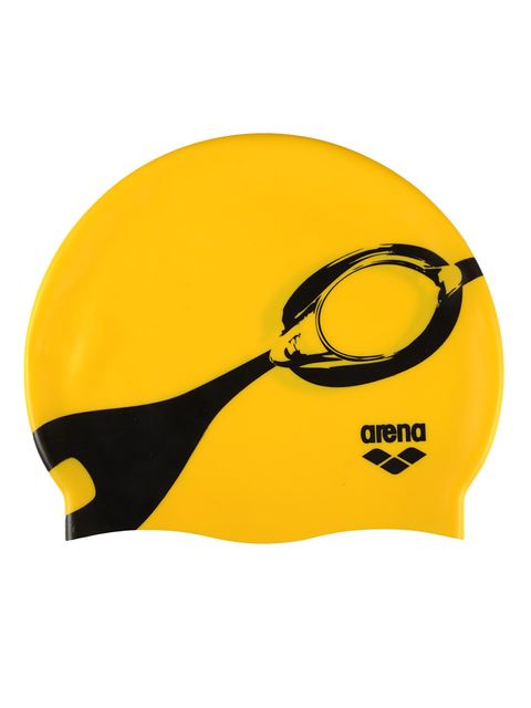 Arena Goggle Yellow Silicone Swim Cap