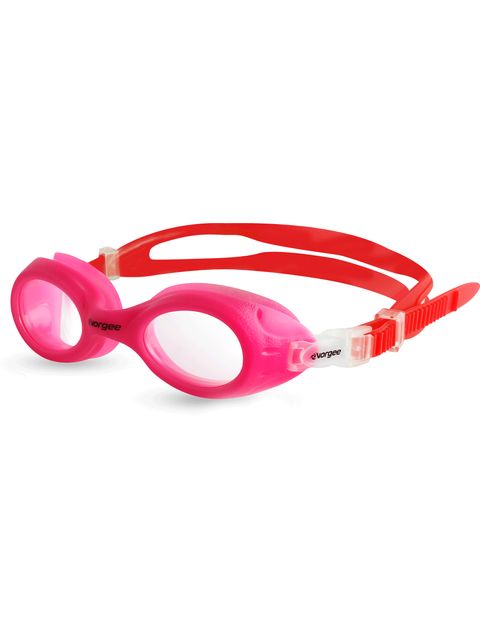 Vorgee Voyager Junior Goggles - Clear/Pink/Red
