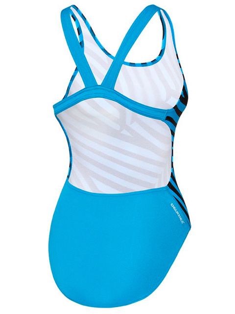 Speedo School Colours Cyan Girls One Piece