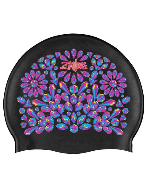 Zealous Diamonds Forever Swim Cap