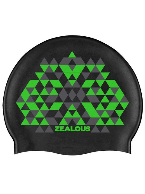 Zealous Green Rampage Swim Cap