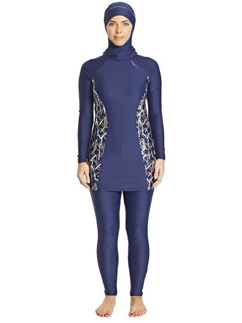 Zoggs Metallix Womens Modesty Suit