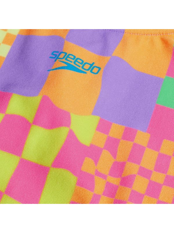 Speedo Splashback One Piece - Black/Purple/Pink