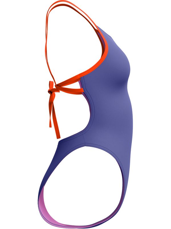 Speedo Solid Tie Back One Piece - Hapuna Blue