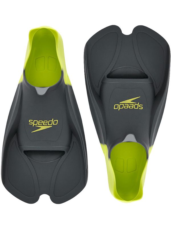 Speedo Biofuse Training Fins - Oxide Grey & Lime Punch