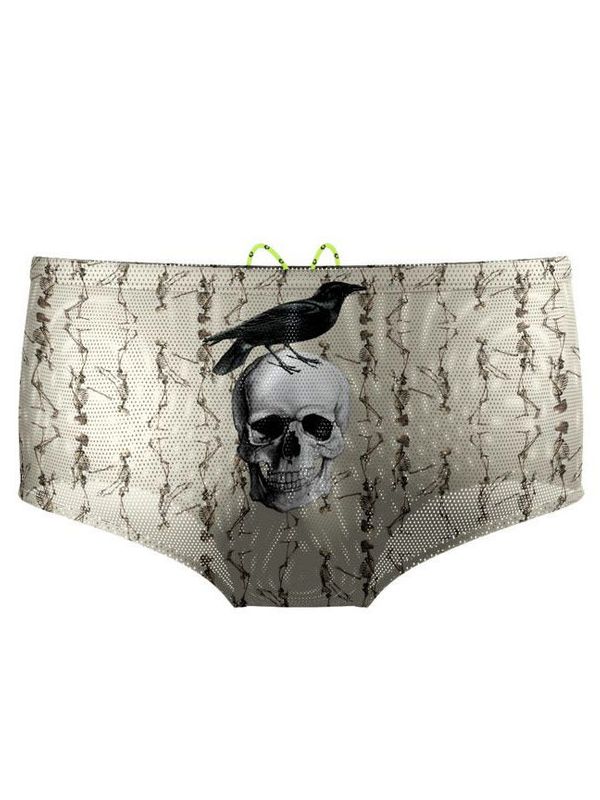 Q Swimwear Bone Daddy Drag Shorts