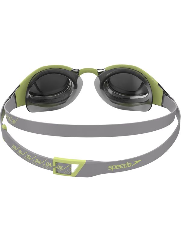Speedo Fastskin Hyper Elite Goggles - Chrome Mirror/Shark Grey/Spritz