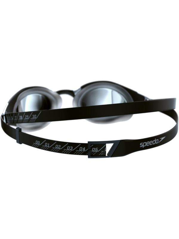 Speedo Fastskin Hyper Elite Goggles - Chrome Mirror/Black/Oxide Grey