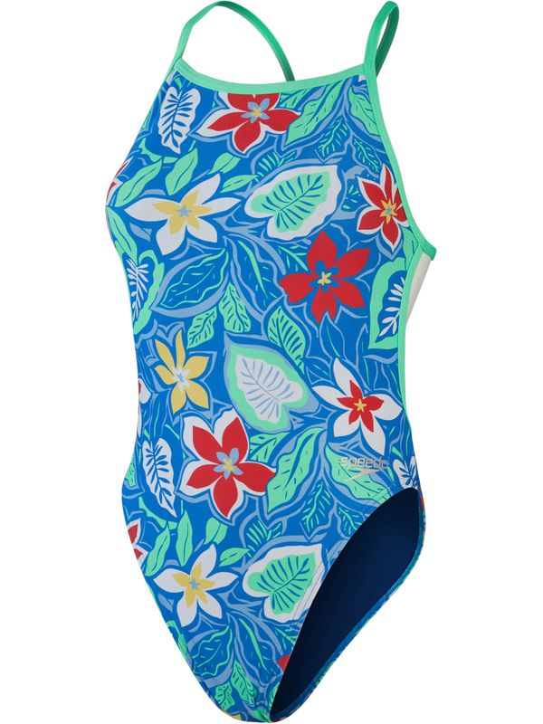 Speedo V-Back One Piece - Retro Floral