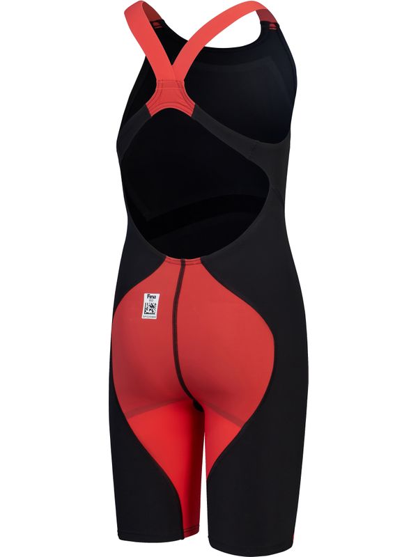 Speedo Fastskin Junior LZR Ignite Kneeskin - Black/Flame Red