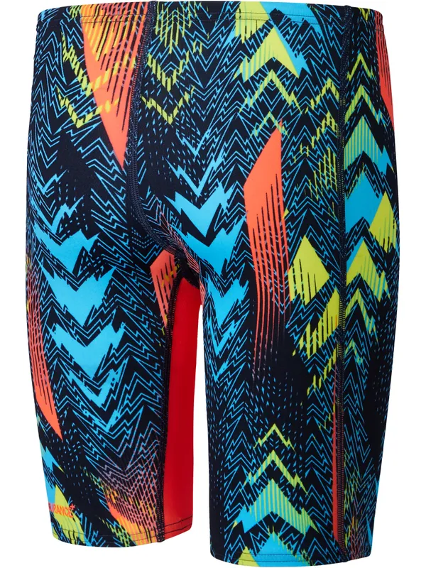 Speedo Fastskin Junior Endurance+ Max High Waisted Jammers - Teal/Blue/Red